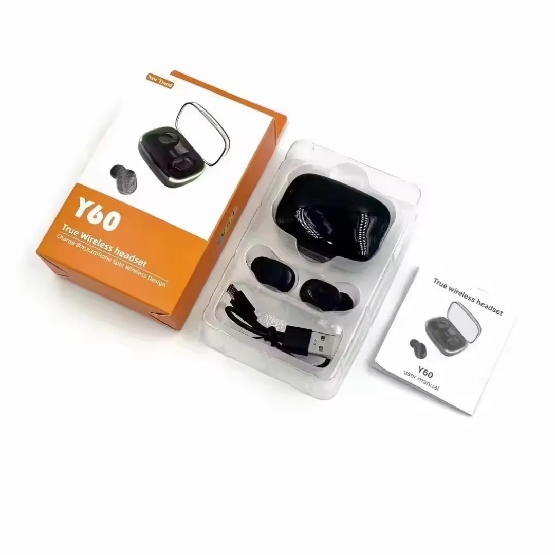 Y80 Y60 Wireless Earbuds - 9D Stereo, Low Latency Gaming