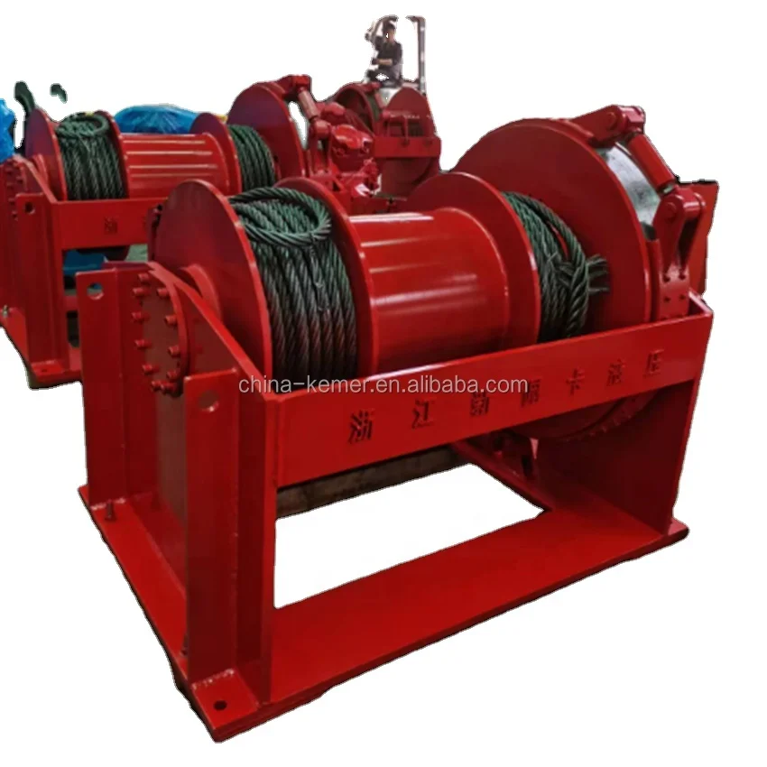 10 Tons Hydraulic Trawl Winch For Marine Mooring And Lifeboat Davit ...