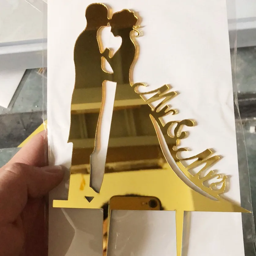 High Quality Acrylic Cake Topper for Wedding Engagement Party Double ...