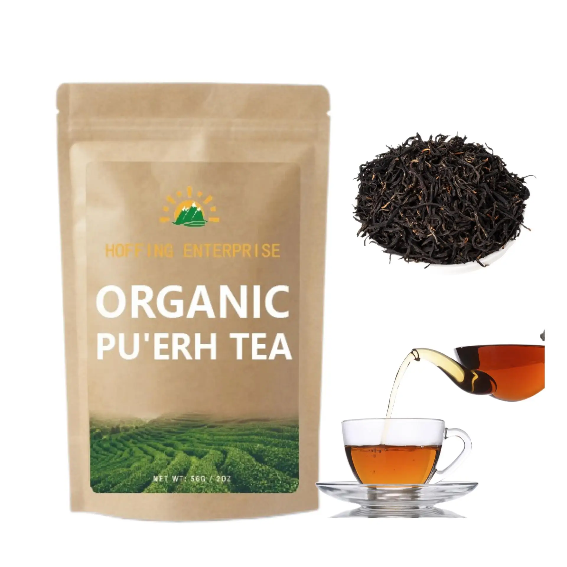 100% Natural Organic Pu'erh Tea Eco-conscious Fermented Puer Tea In ...
