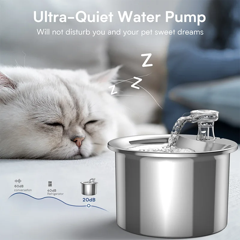New Arrival Electric Smart Pet Drink Fountain Cat Water Feeder Indoor ...
