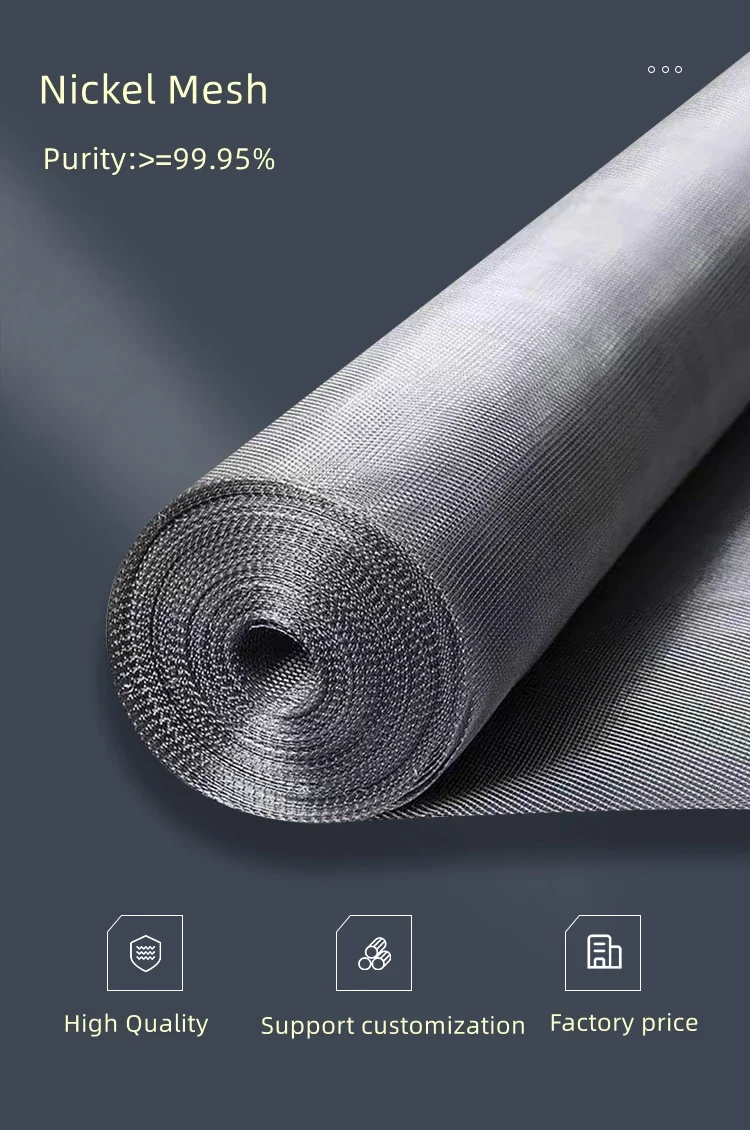 Saidkocc Pure Nickel Mesh - 99.5% Purity for Battery Electrodes