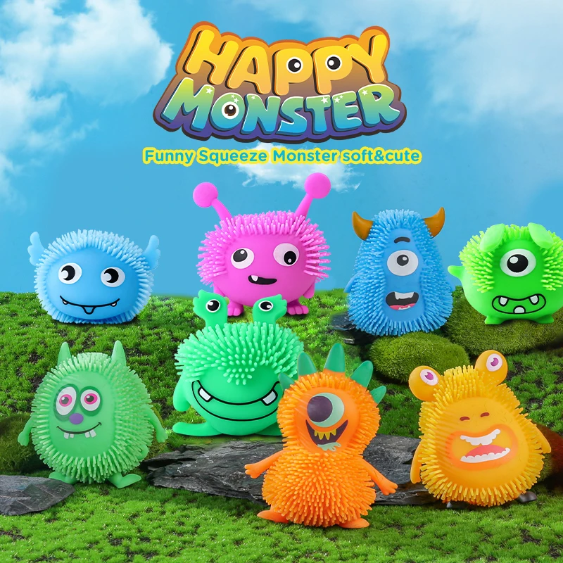 Wholesale 2024 New Arrival Cute 4" Custom Stress Relief Monster Squeeze ...