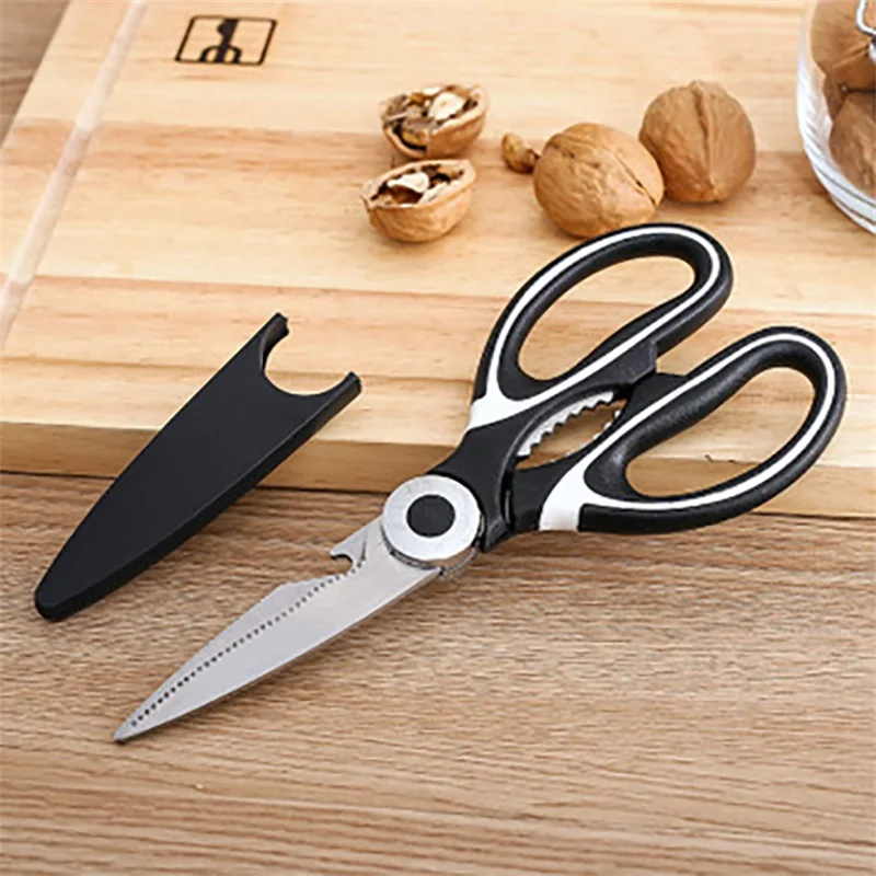 Stainless Steel Kitchen Scissors Bird Cutting Vegetable Meat Chicken ...
