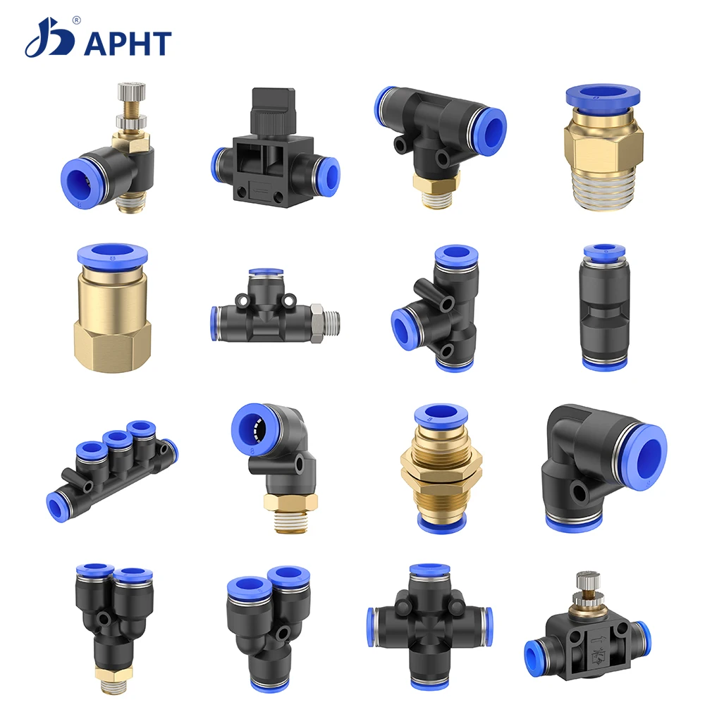 Apht Industrial One-touch Push Connect High Discount Air Fitting Quick ...