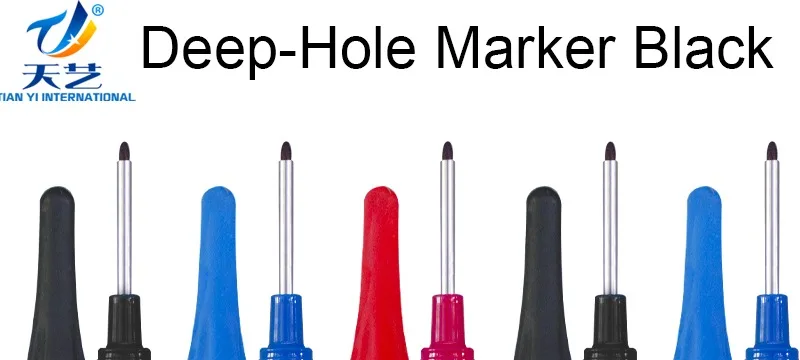 Portable Long Nose Deep Hole Marker Pens 30mm Waterproof Deep Reach Art ...