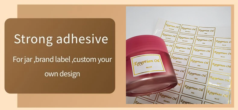 Custom Glossy Perfume Label Customization With Eco-friendly Material ...