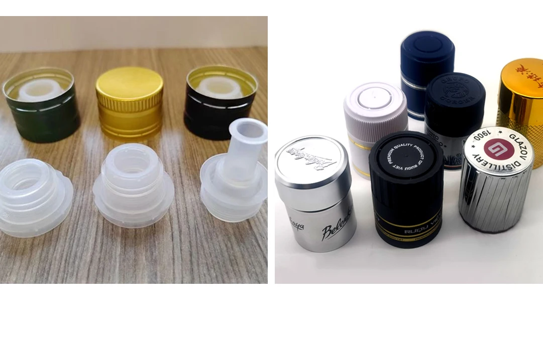 33*47mm Non-Refillable Liquor Bottle Cap Easy Screw Ropp 3347 Plastic ...