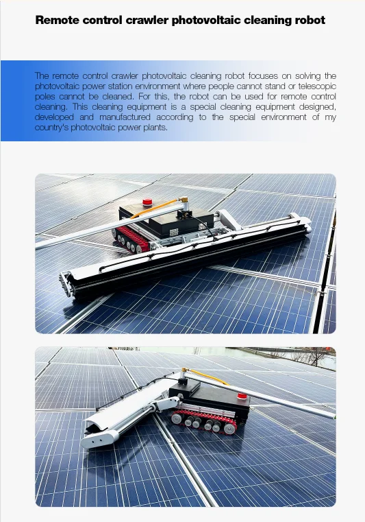 Photovoltaic Cleaning Robot Equipment That Can Efficiently Clean Solar ...