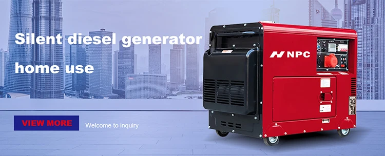Npc Silent Diesel Generators 3kva 4kva 5kva 5.5kva 6kva 6.5kva Small ...