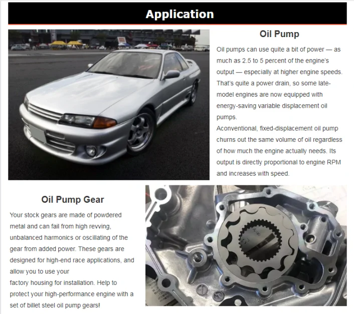 OEM Factory Custom MODIFIED 2JZ OIL PUMP - Durable & Efficient