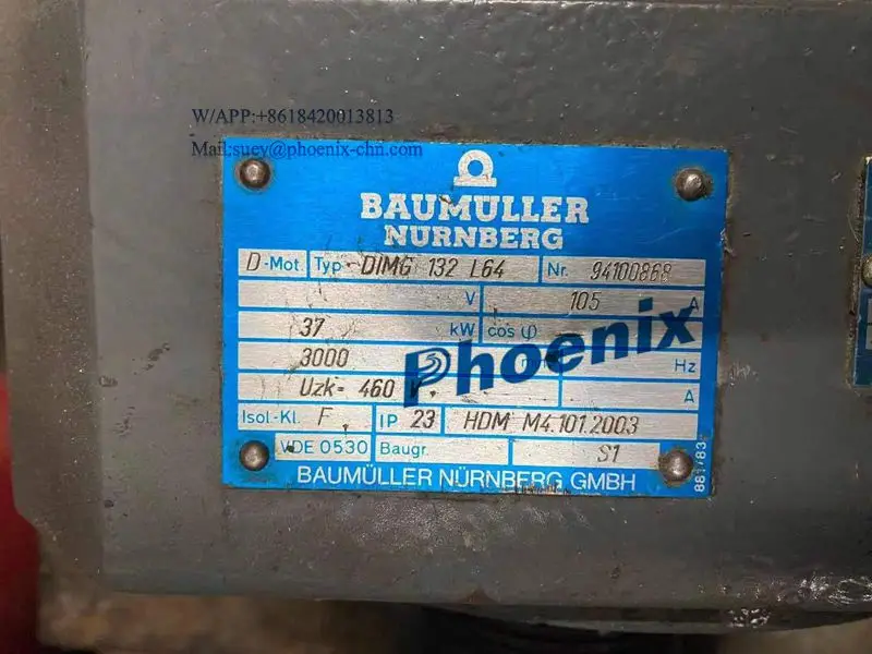 SM74 Original 37kw Motor M4.101.2003 for Heidelberg Printing Machine ...