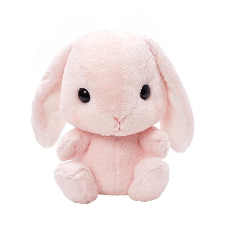 Pink Rabbit With Long Ears Promotional Gifts Soft Toys Plush Rabbit ...