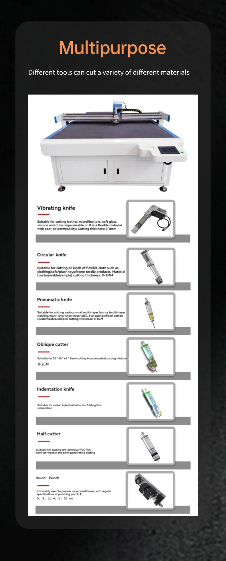 High-Speed Electric CNC Vibrating Knife Cutter Automatic Interior ...
