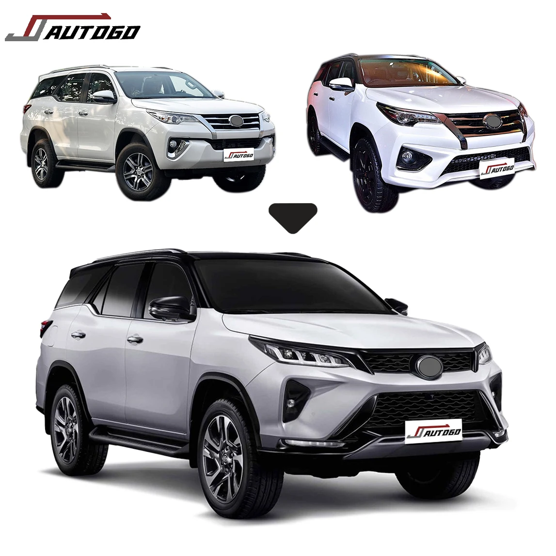 Body Kit For Toyota Fortuner 2016 2017 2018 2019 2020 Update To ...