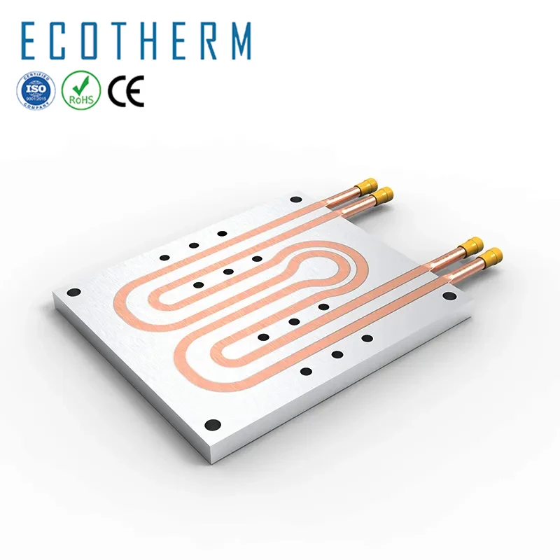 Custom Copper Heatsink Water Cooled 3 Kw Water Block Aluminum Water ...