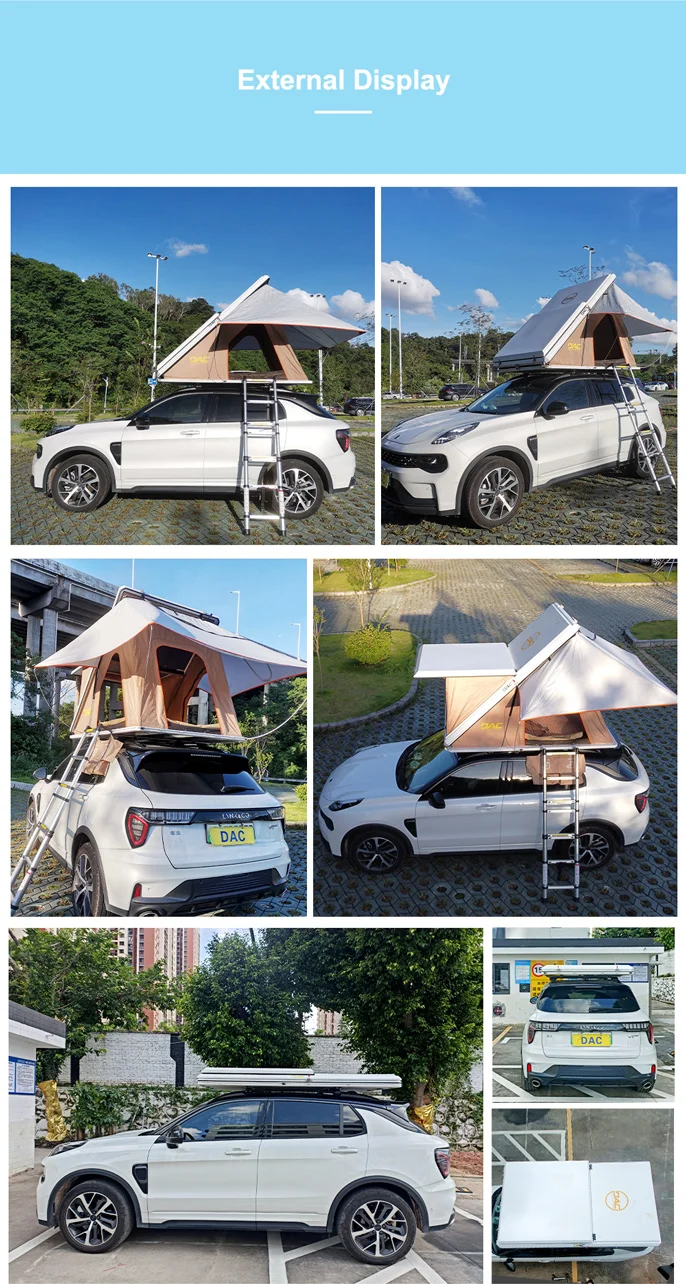 DAC Waterproof Lightweight Car Camping Folding Rooftop Tent