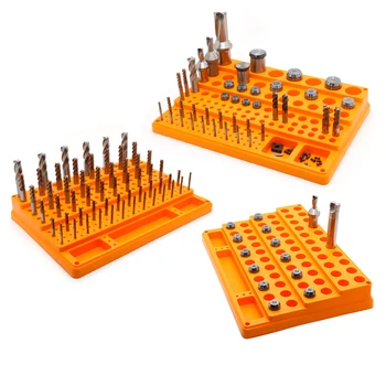 Cnc Tool Organizer Tool Rod Milling Cutter Organizer Box Drill Tap Er ...