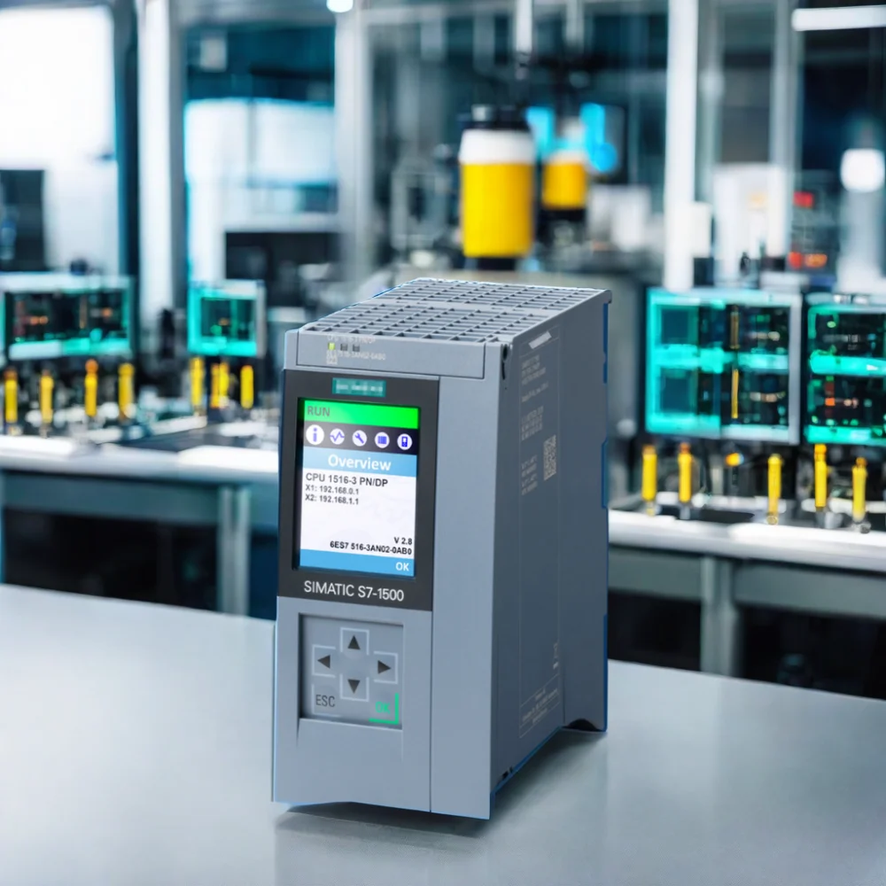 Siemens S7 1500 Plc Simatic S7-1500 Cpu 1516-3 Pn/dp Module 6es7516 ...