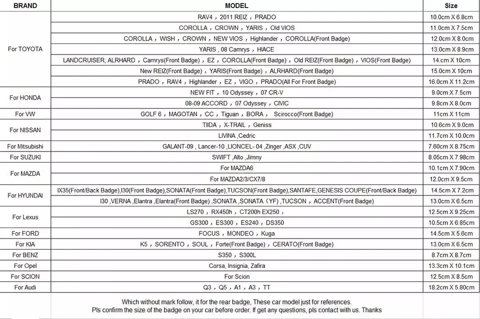 3d 4d 5d Led Car Rear Logo Emblem Light Trunk Front Badges Decoration ...