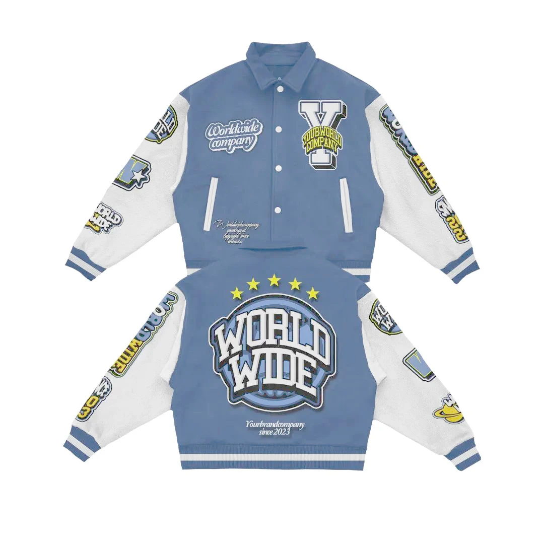 Hip Hop Vintage Letterman Warm Varisty Casual Fashion Leather Winter ...