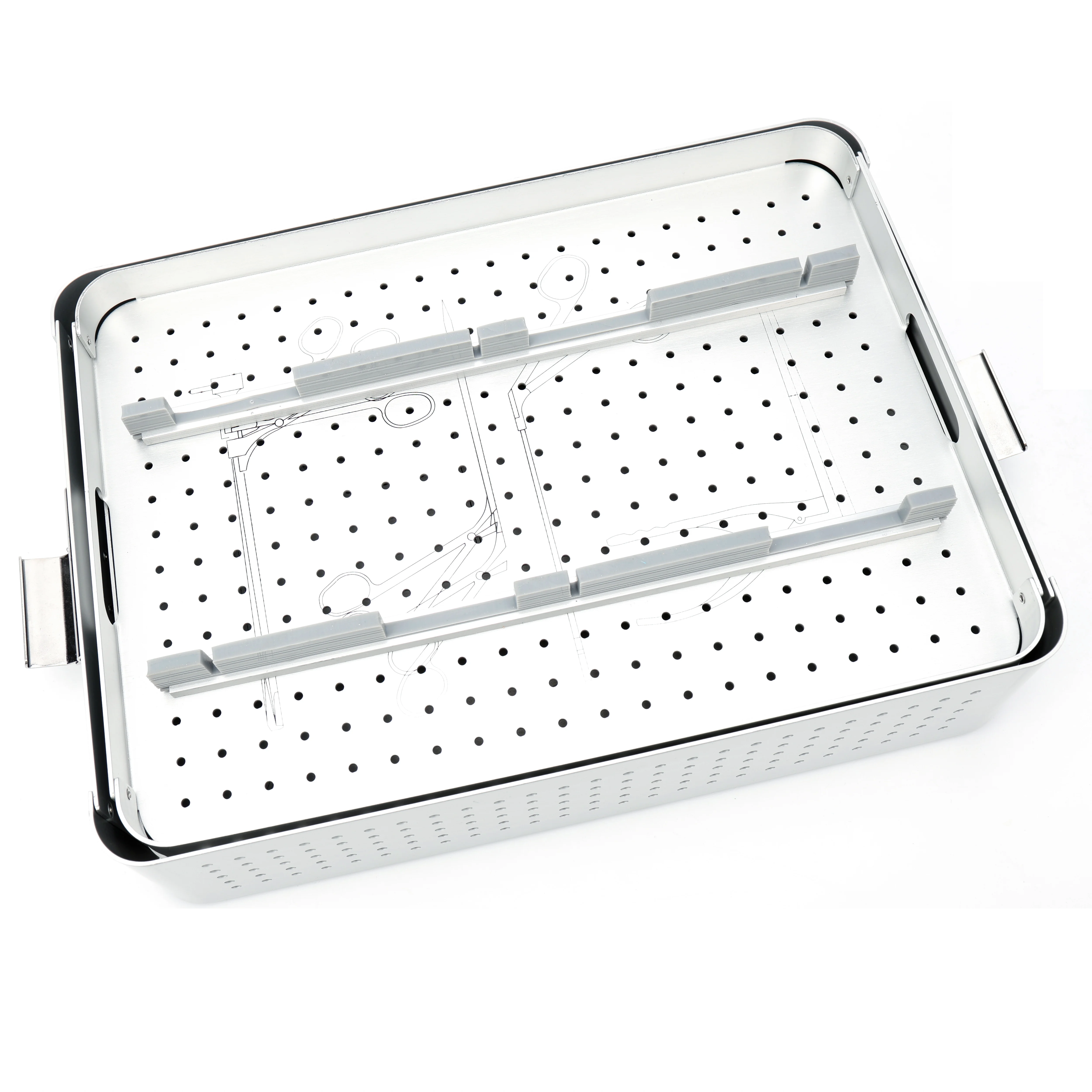 Stainless Steel Arthroscopy Instruments & Sterilization Box