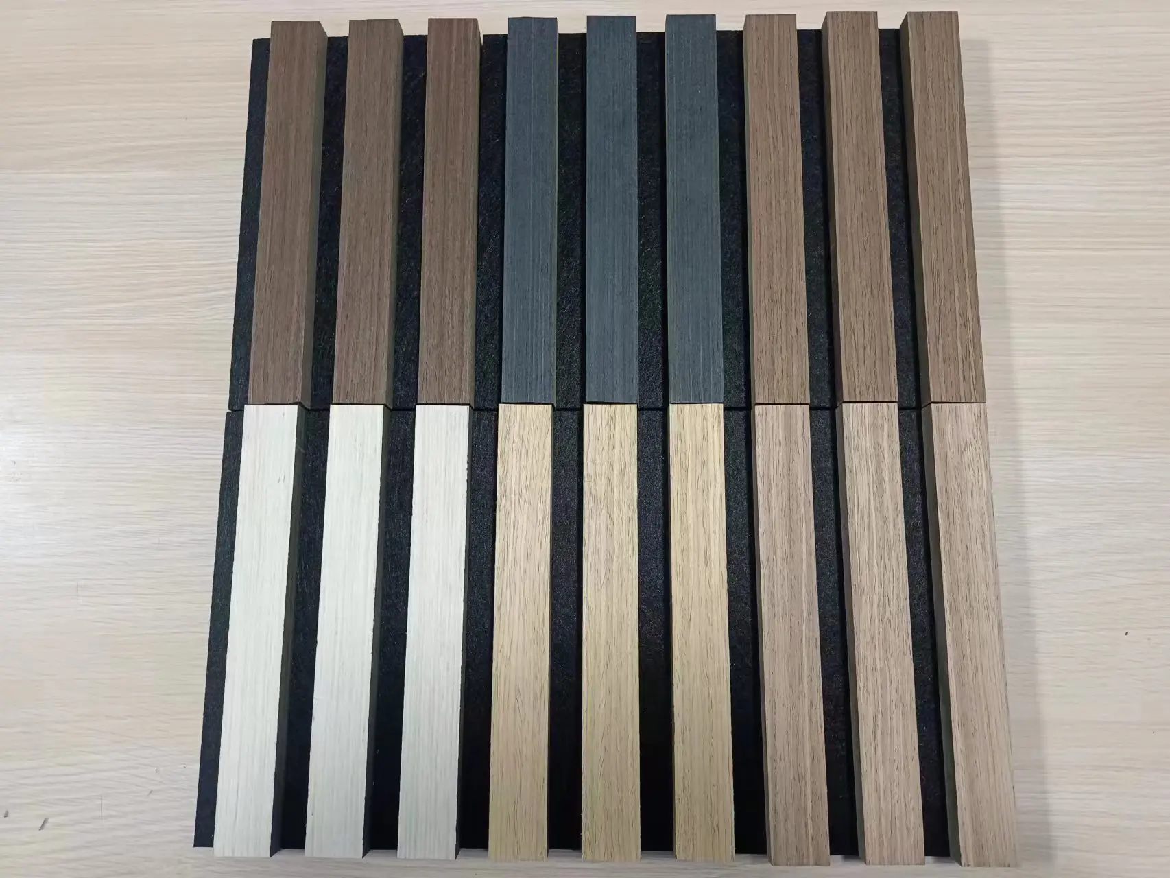 Sandalwood Laminate Slat Wall Slat Ceiling Wood Panels Pet Acoustic ...