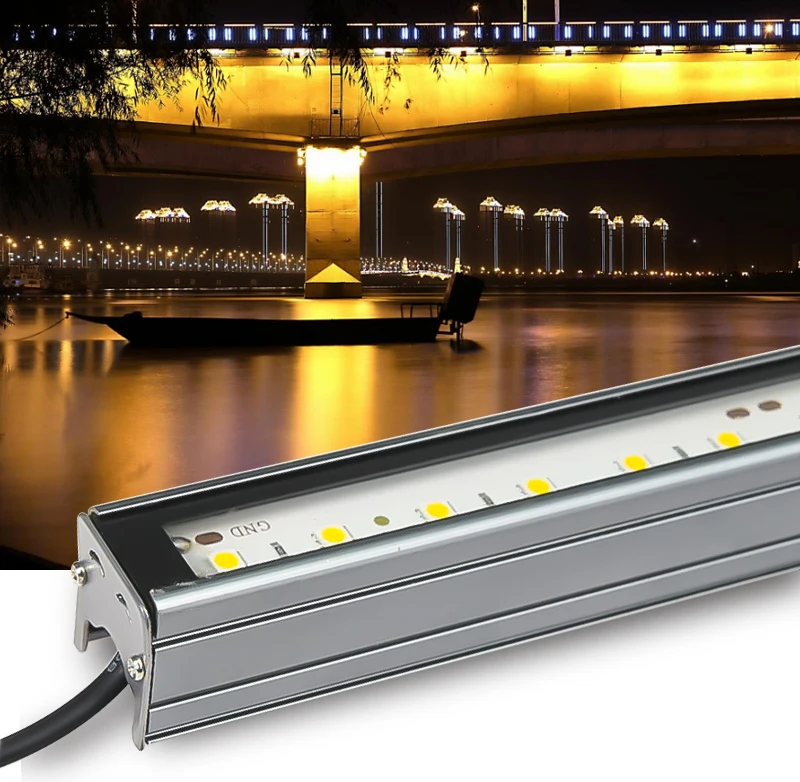 Architectural Exterior Wall Wash Lighting - LED Strips