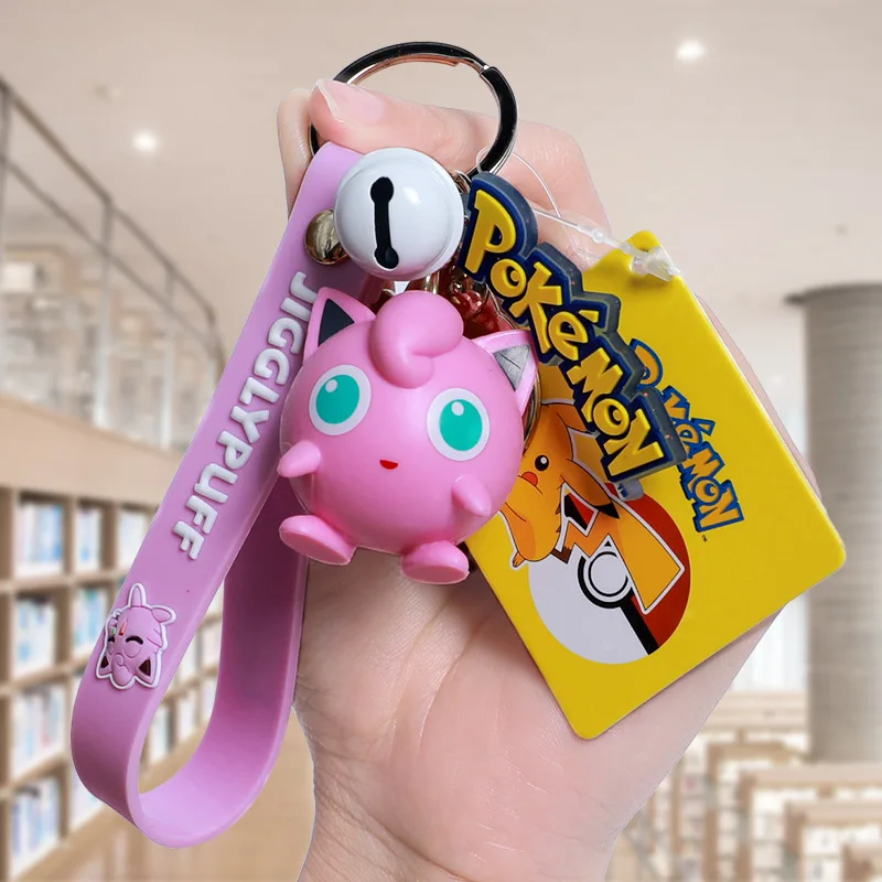 3d Pvc Anime Keychains Car Bag Keyring Promotional Gift Rubber Pokemone ...
