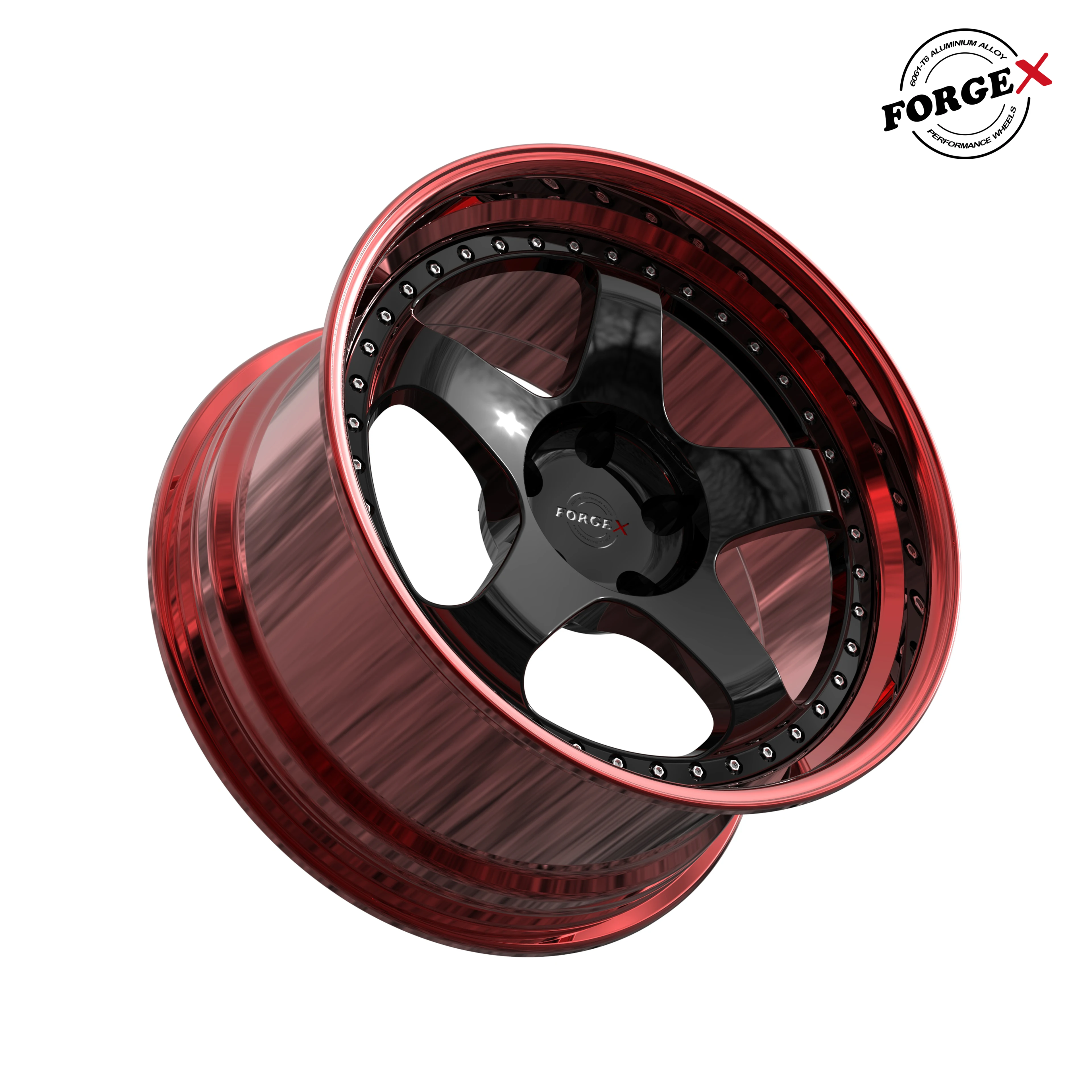 Customizable 5x114.3 Concave Forged Aluminum Alloy Wheels 2-Piece 18-24 ...