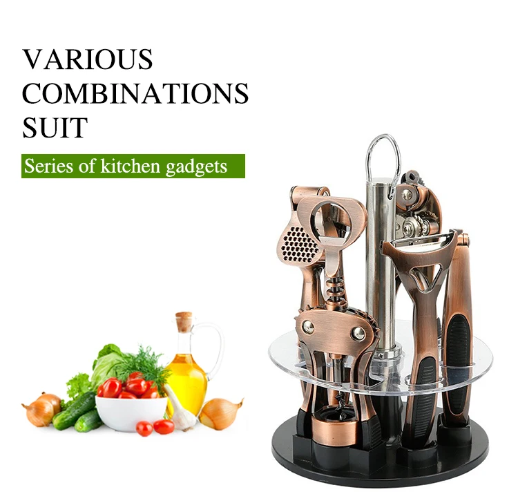 Classic Multifunction 5 Piece Metal Kitchen Gadgets Combination Tools ...