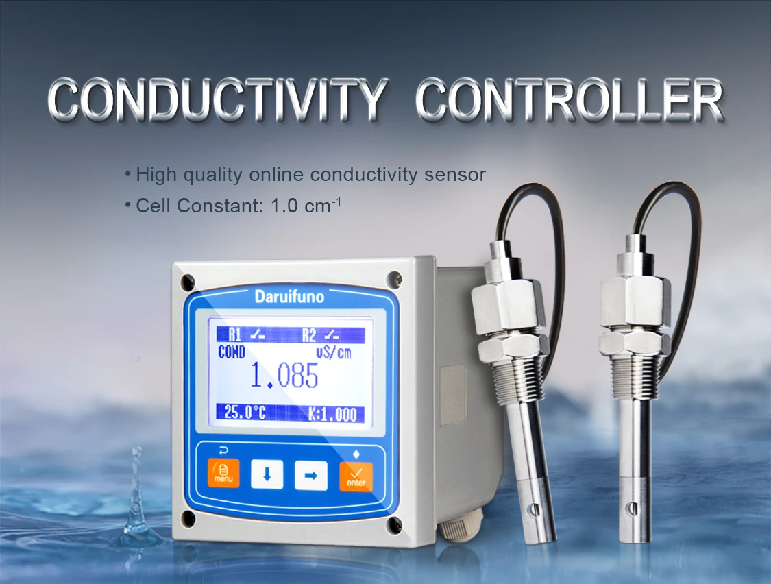 High Accuracy 2000us/cm Online Conductivity Sensor Ec Probe For Water ...