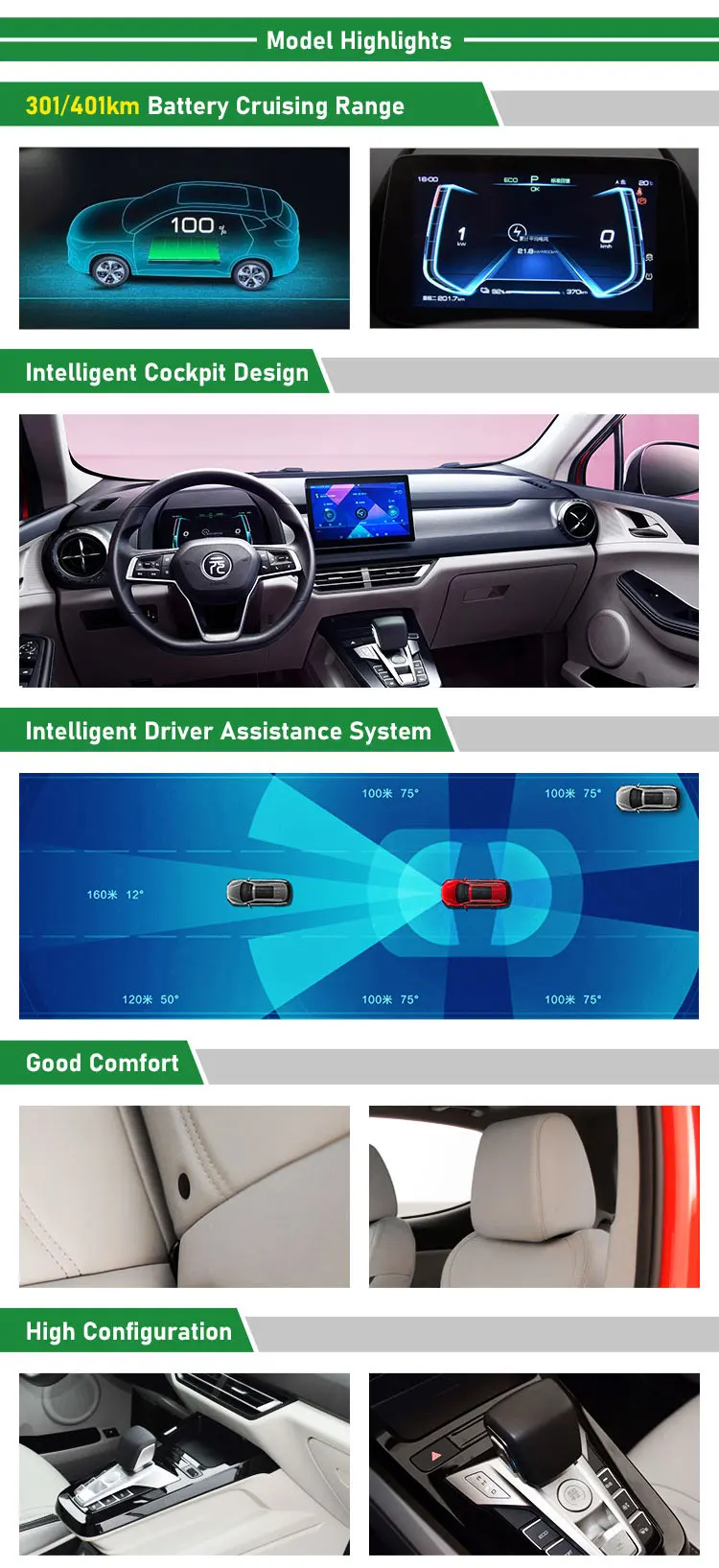 2021 401km Premium Edition 2022 2023 New Byd Yuan Pro Flagship Full Komplekt Ev Electric Car In ...