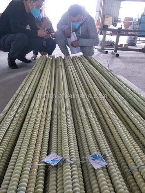 FRP Fiberglass Rock Anchoring Bars - Durable & Versatile