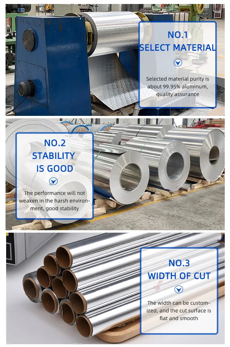 3003 Aluminum Foil Roll Aluminum Foil 8011 Large Rolls0.2mm Aluminum ...