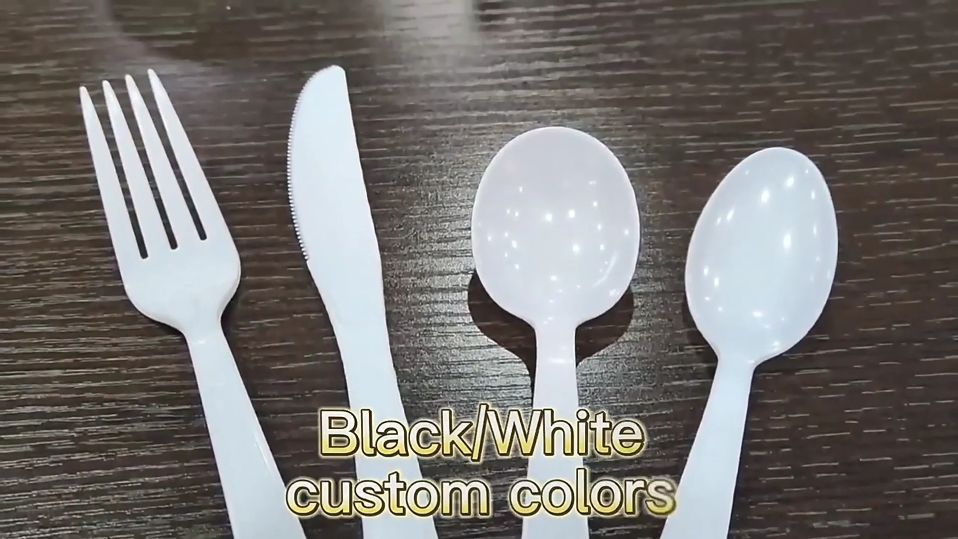 Oem Dinnerware Sets Disposable Plastic Spoon Fork And Knife Kit Takeout ...