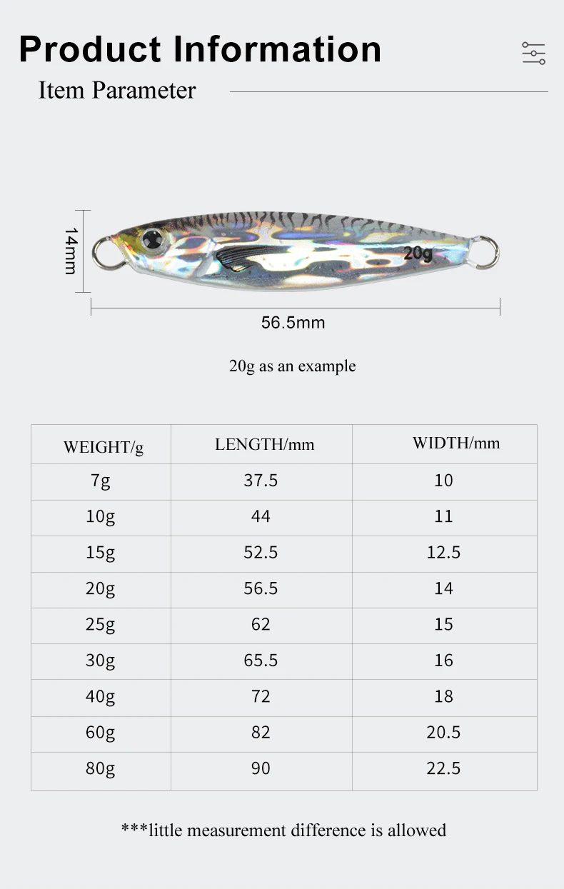 Japan Quality 3d Printed Pencil Lure 7g-80g Shore Casting Fishing Metal Jigging Lure Artificial ...