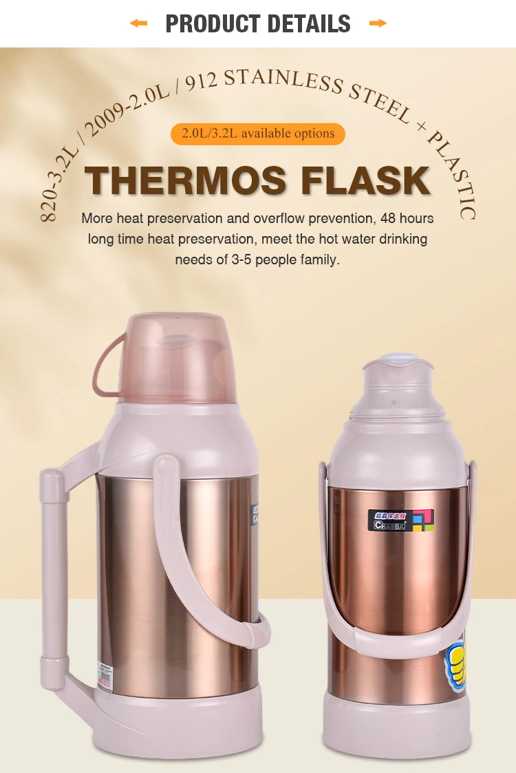 3.2 Liters Plastic Vacuum Flask Thermos Thermos Factory Outlet - Buy ...