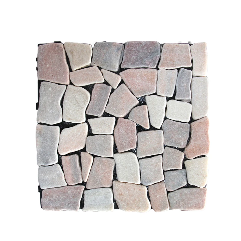 DIY Interlocking Stone Tiles Natural Stones WPC Decking Stone DIY Tiles ...