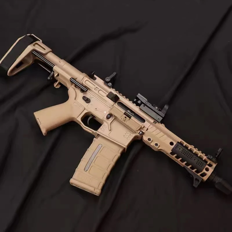 Nylon Slr Assault Rifle Metal Gear Electric Splatter Gel Ball Blaster ...