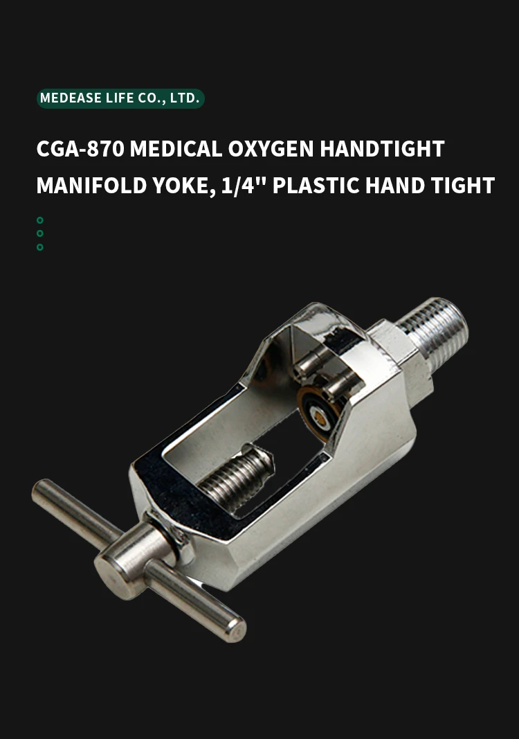 Cga-870 Yoke T Bar Pin Index Oxygen Valve Yokes from MEDEASE