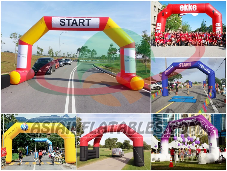 Gate Race Display Sport Air Arch Recycle Custom Printed Logo Arch for ...