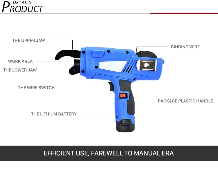 Handheld Portable Rebar Tying Tool - Efficient & Reliable