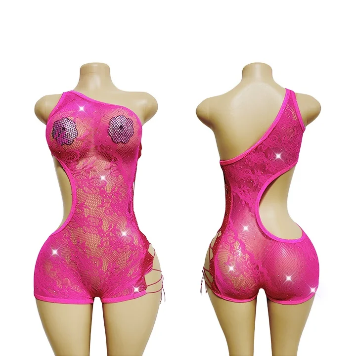 Clubs Wear Fishnet Dance Exotic Striptease Costumes Exotic Dancewear ...