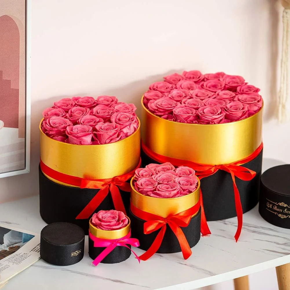 Preserved Flowers Bouquet - Eternal Roses in Gift Boxes