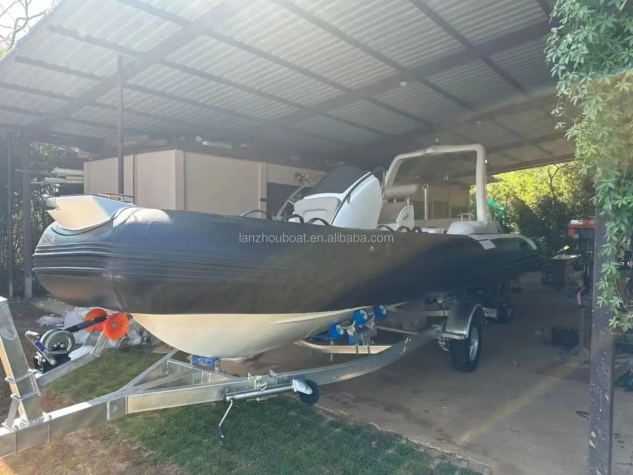 15.8 Feet RIB480 Fiberglass Rigid Inflatable Leisure Boat