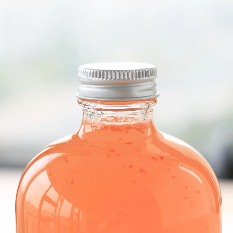 Boston Round Coffee Beverage Juice Kombucha Glass Bottle Screen ...