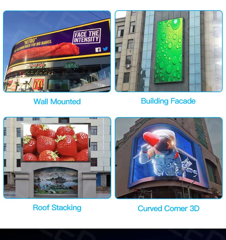 Outdoor P6 Program Digital Billboard Advertising Led Screen Display ...