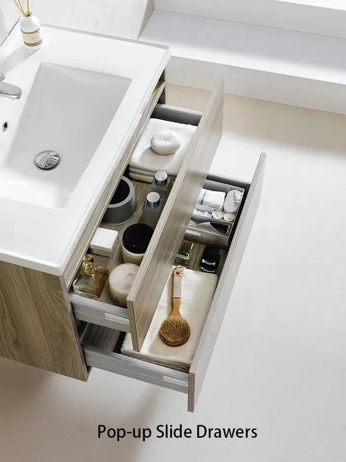 Yida Modern Simple Design Plywood Wall Mounted Led Mirror Bathroom ...