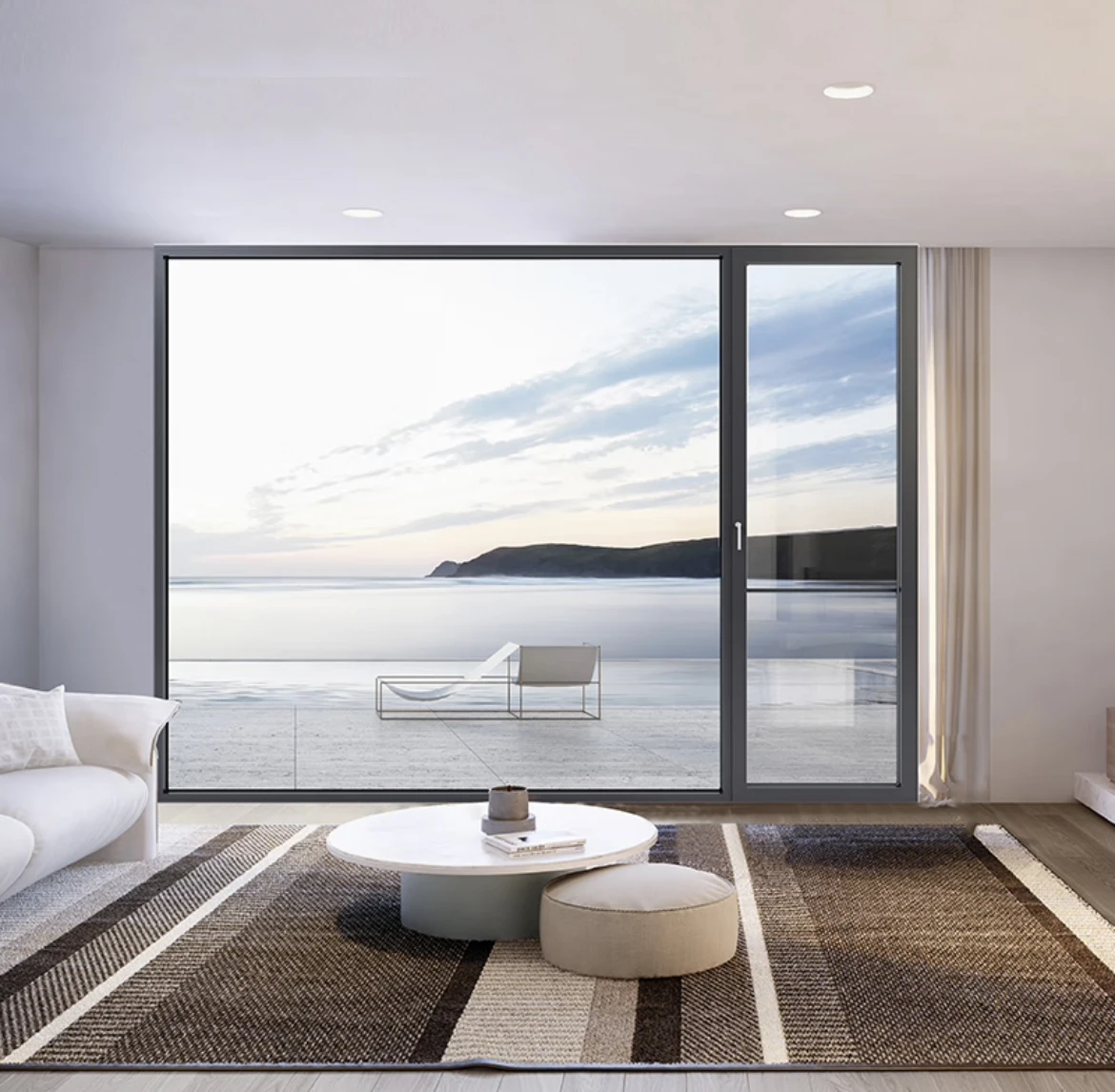 High Quality Villa House Sliding Window Soundproof Aluminum